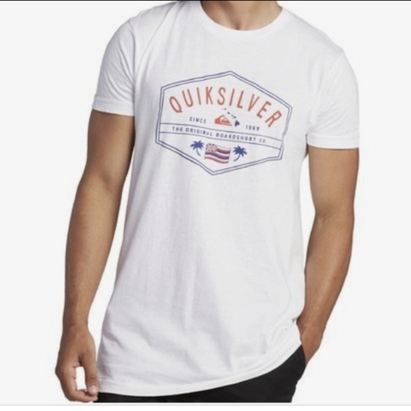 Quiksilver | Shirts | Quicksilver Hi Island Flag Tee Xxl | Poshmark